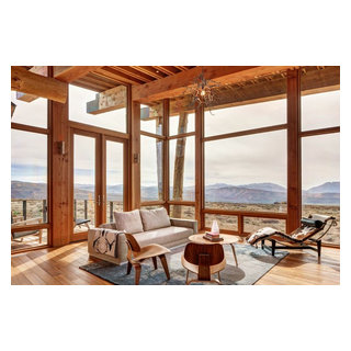 20 - Woodland, Utah Residence - Rustic - Living Room - Salt Lake City ...