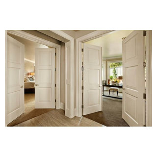 3 Panel Square Interior Doors - Traditional - Living Room - Other - by ...