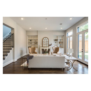 Zamon House - Transitional - Living Room - Houston - by Silvan Homes ...