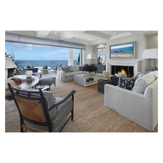 33 Beachview, Dana Point - Beach Style - Living Room - Orange County ...