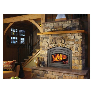 36 Elite Wood Fireplace - Transitional - Living Room - Seattle - by ...