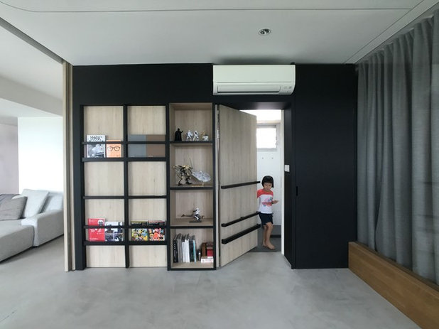 Tour a 5-Room HDB Flat Renovated to Feel Like a Landed House | Houzz