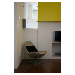 50m2 made extremely useful - Modern - Living Room - Amsterdam - by ...