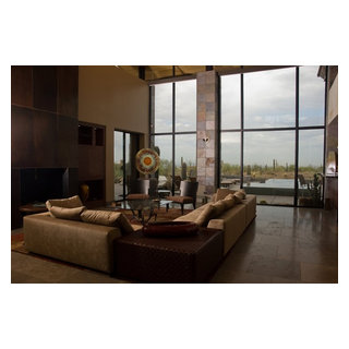 600 Series Window Wall - Contemporary - Living Room - Phoenix - by ...