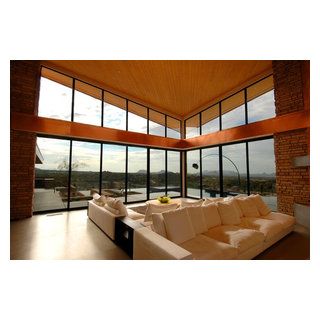 600 Series Window Wall - Contemporain - Salon - Phoenix - par Western ...