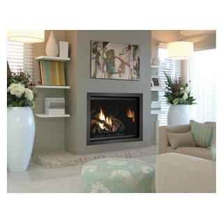 864 TRV Clean Face Gas Fireplace - Transitional - Living Room - Seattle ...