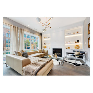 945 N Ashland Ave, Chicago, IL 60622 - Contemporary - Living Room ...