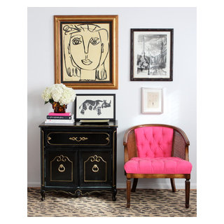 A Street - Eclectic - Living Room - Raleigh - by Lindsay Speace ...