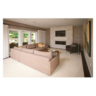A Substantial Update - Contemporary - Living Room - Cincinnati - by ...