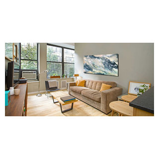 Abstract Modern Paintings For Sale - Contemporary - Living Room ...