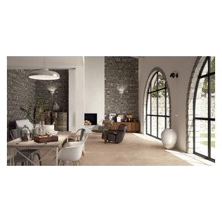 Agora porcelain tile - Contemporary - Living Room - Seattle - by ...