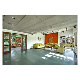 Ajay Patel House - Asian - Living Room - Ahmedabad - by Dipen Gada and ...