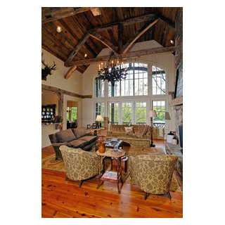 Family Room - Rustic - Living Room - Charlotte - by Grant & Grant ...
