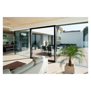 All Glass System by Josko - Contemporary - Living Room - London - by ...