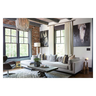 Amazing Interiors Designed by Hart + Lock - Industrial - Living Room ...