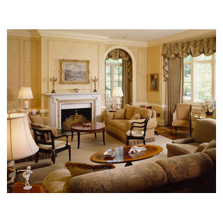 American Manor - Traditional - Living Room - Chicago - by allan j grant ...