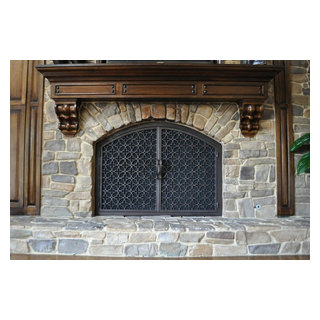 AMS Fireplace - California - Mediterranean - Living Room - San Diego ...