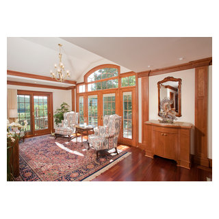 Angled view of the remodeled living room - Traditional - Living Room ...