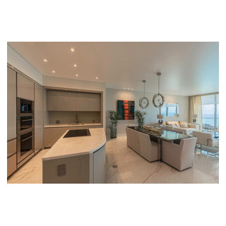 Armani Casa - Satin Ceiling - Contemporary - Kitchen - Miami - by ECO ...
