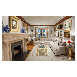 Art Collectors Living Room - Transitional - Living Room - Toronto - by ...