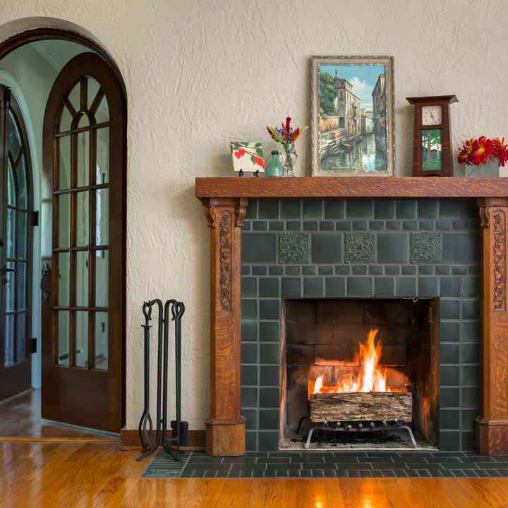 Arts And Crafts Fireplace - Photos & Ideas | Houzz