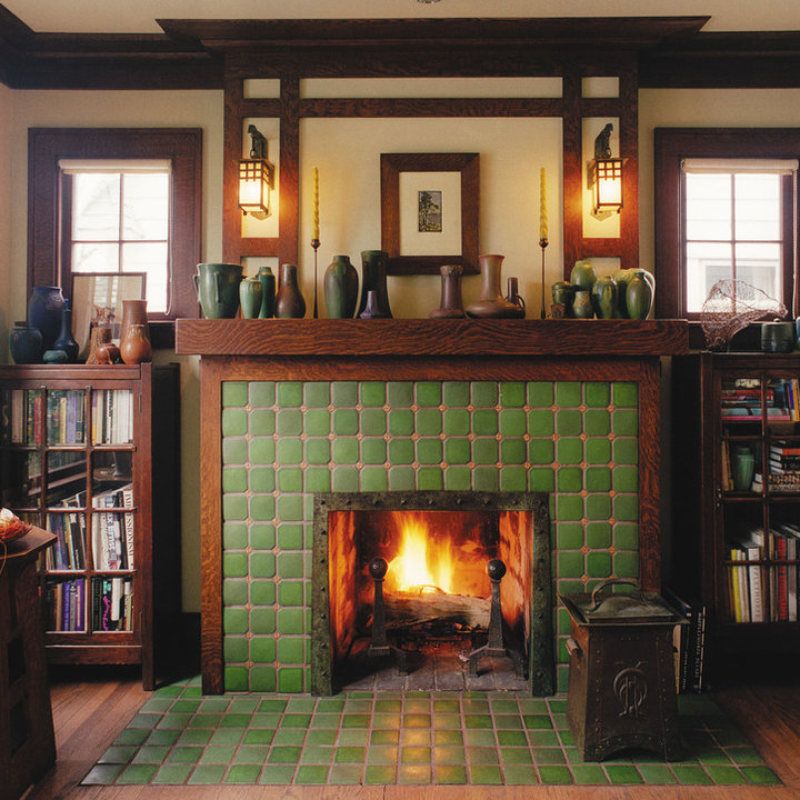 Arts And Crafts Fireplace - Photos & Ideas | Houzz