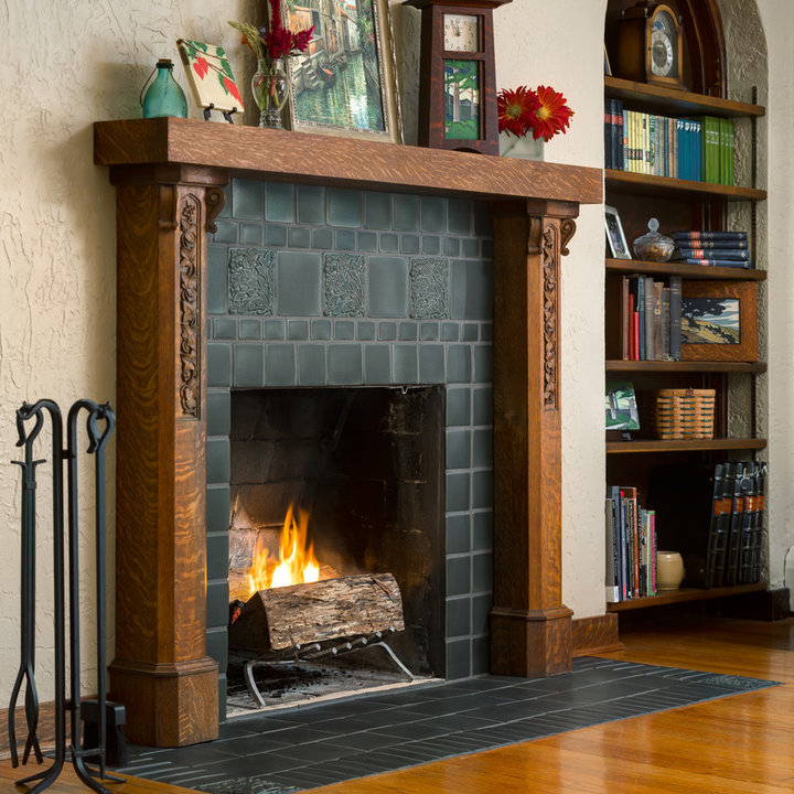 Arts And Crafts Fireplace - Photos & Ideas | Houzz
