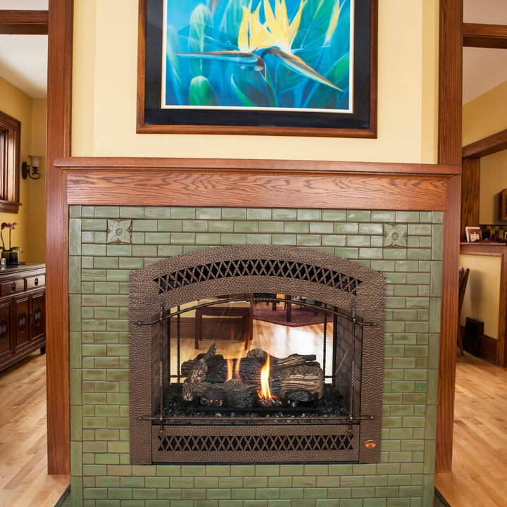 Arts And Crafts Fireplace - Photos & Ideas | Houzz
