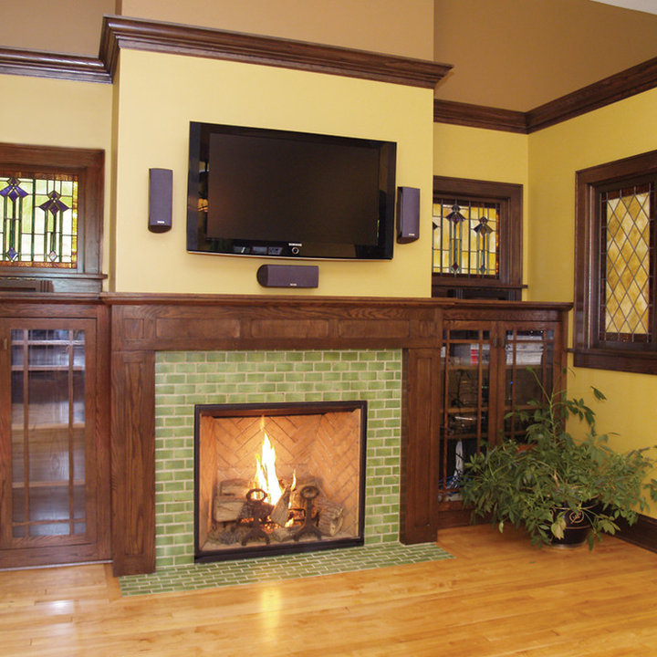 Arts And Crafts Fireplace - Photos & Ideas | Houzz