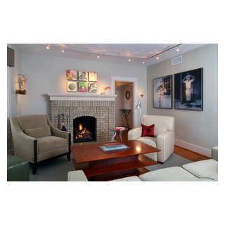 Arts District Remodel - Transitional - Living Room - Houston - by Laura ...