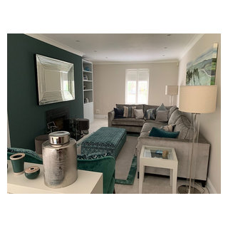 Ascot - Contemporain - Salon - Surrey - par Springbok and Rose Interior ...