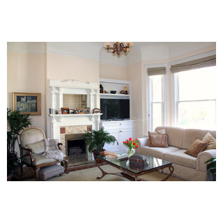 ATH-Custom Built-in Cabinet - Traditional - Living Room - San Francisco ...