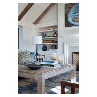 Atlantic Drive Double Gable - Beach Style - Living Room - Boston - by Patrick Ahearn Architect ...