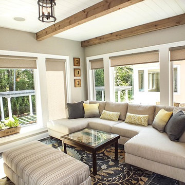 75 Ceramic Tile Living Room Ideas You'll Love - January, 2025 | Houzz