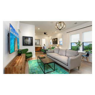 Austin, Texas - Contemporary - Living Room - Austin - by Drees Homes ...