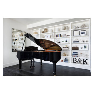 Austonian Condo - Contemporary - Living Room - Austin - by GREER ...