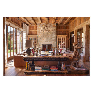 AVR 8 - Rustic - Living Room - Denver - by Kaegebein Fine Homebuilding ...