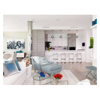 Bal Harbour Designer Deborah Wecselman - Beach Style - Living Room ...