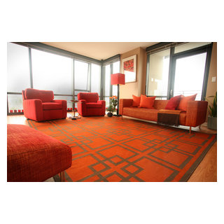 Ballpark Condo - Contemporary - Living Room - Los Angeles - by Susan ...