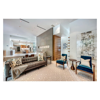 Barbara Lane Residence - Modern - Living Room - Houston - by Hollenbeck ...