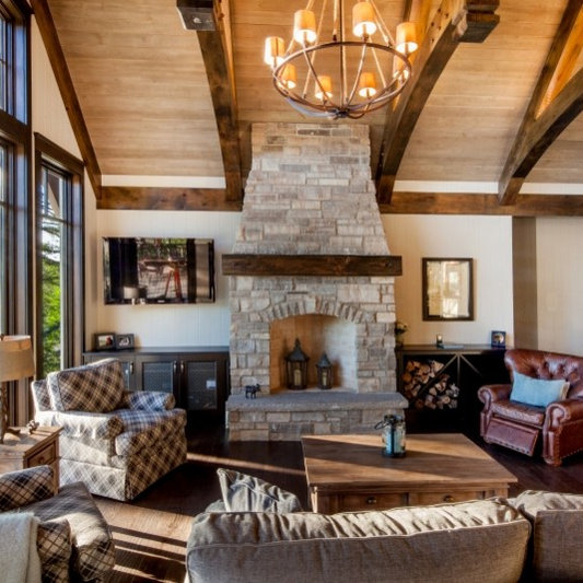 Barn Beam Mantel - Photos & Ideas | Houzz