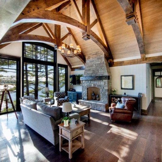 Barn Beam Mantel - Photos & Ideas | Houzz