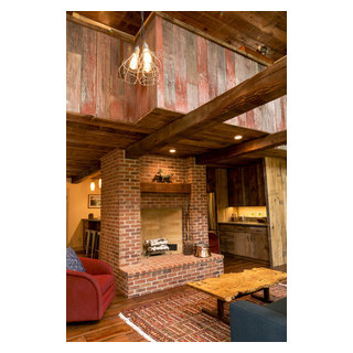Barn timber Living Room - Country - Living Room - Detroit - by D.A ...