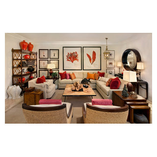 Bay Design Interiors Display - Contemporary - Living Room - Miami - by ...