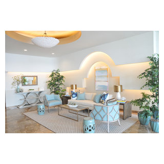 Beach Boulevard Lobby - Beach Style - Living Room - Boston - by Betsy ...