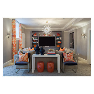 Beachside Residence - Transitional - Living Room - New York - by Sam ...