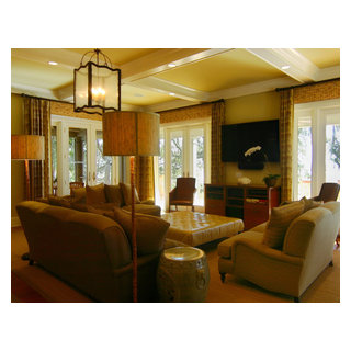 Beaufort Home - Contemporary - Living Room - Charleston - by Allen ...