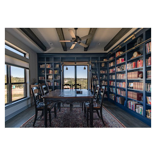 beautiful library - Contemporary - Living Room - Austin - by Ashcraft's ...