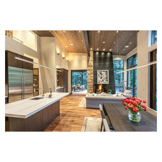 Beaver Dam Residence - Rustic - Living Room - Denver - by Berglund ...