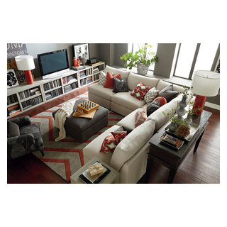 Beckham L-Shaped Sectional by Bassett Furniture - Contemporary - Living ...